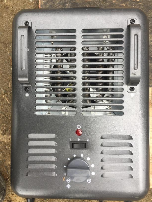 Variable Speed and Temperature Portable Heater Metal Casing ...